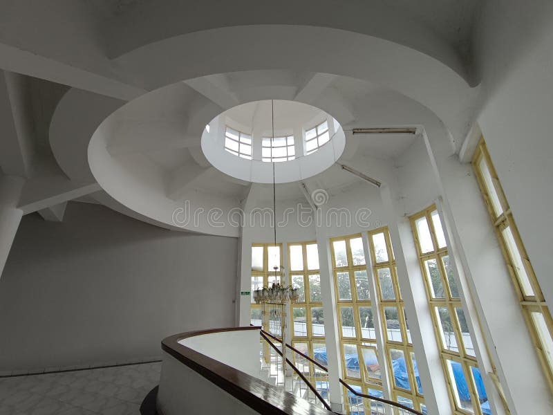 Old Aesthetic Building with White Colour Stock Image - Image of ...