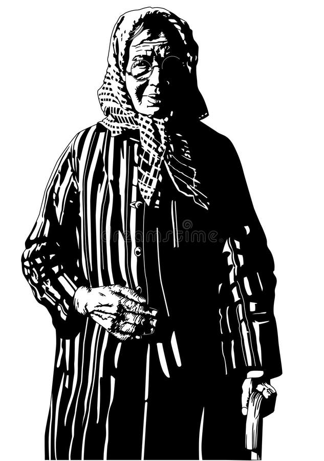 Old age stock vector. Illustration of vintage, person - 22063652