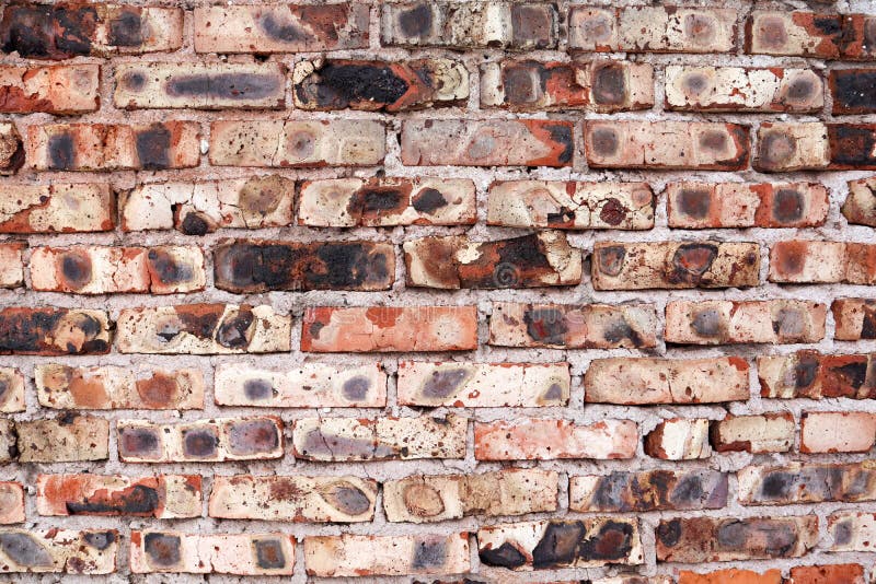 Old Aged Burnt Brick Wall Texture Background Wallpaper Stock Image ...