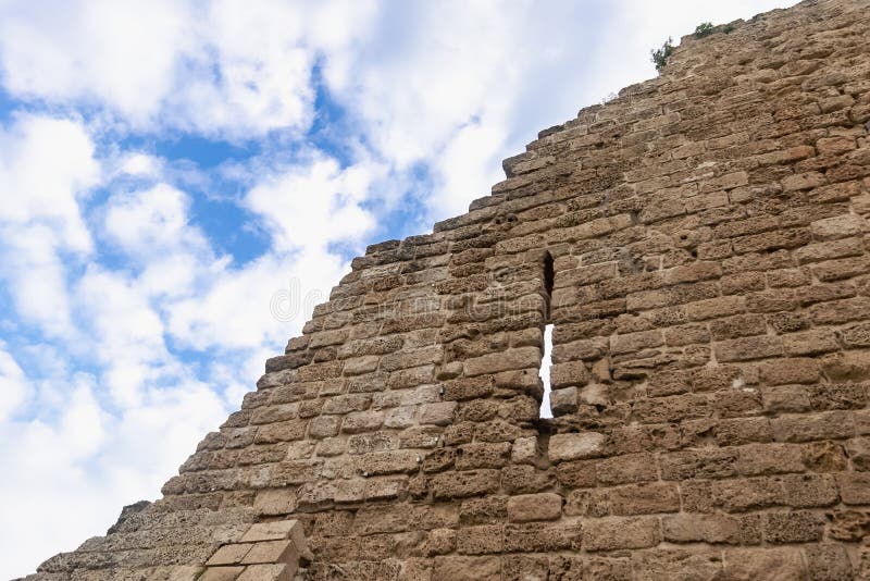 Ancient Greece, Egypt, Rome Wall. Worn Stone Laying Old Brickwork ...