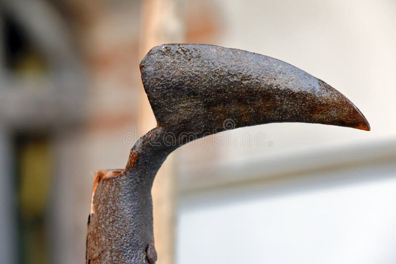 Old Agricultural Tool for Working the Earth Stock Image - Image of ...