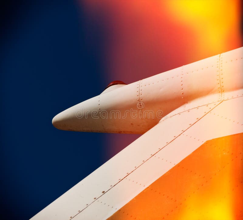 Old airplane wing tail stock image. Image of plane, abstract - 85179789