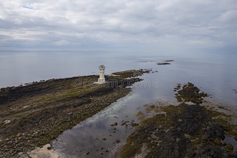 Old Lighthouse, Akranes, Iceland Stock Photo - Image of house, maritime ...