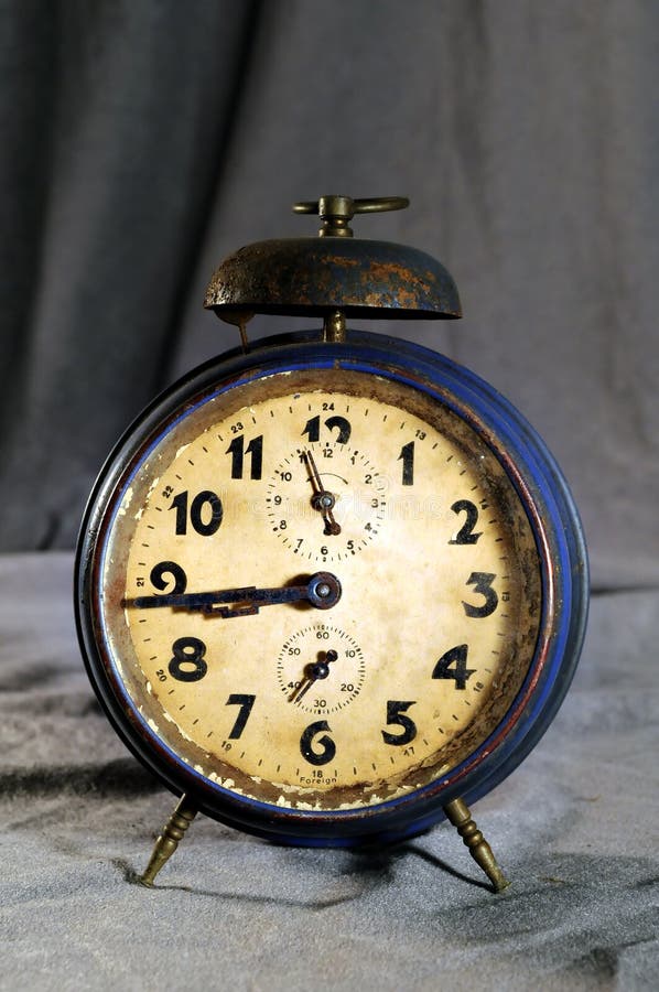 Old alarm clock stock image. Image of vintage, time, clock - 4404615