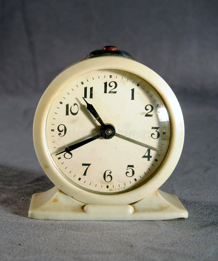 Old alarm clock stock image. Image of antique, chronometer - 4404773