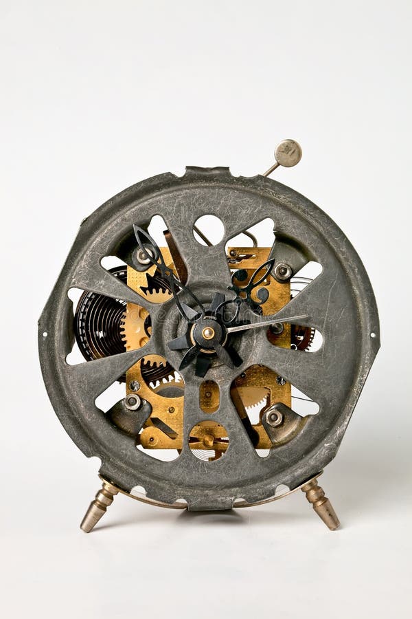 Clock mechanism stock image. Image of gear, rusted, rust - 5088079