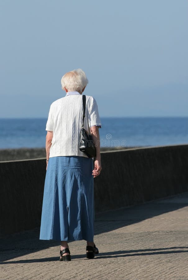 Old Woman is Sad Emotions the Home. Loneliness. Stock Photo - Image of ...