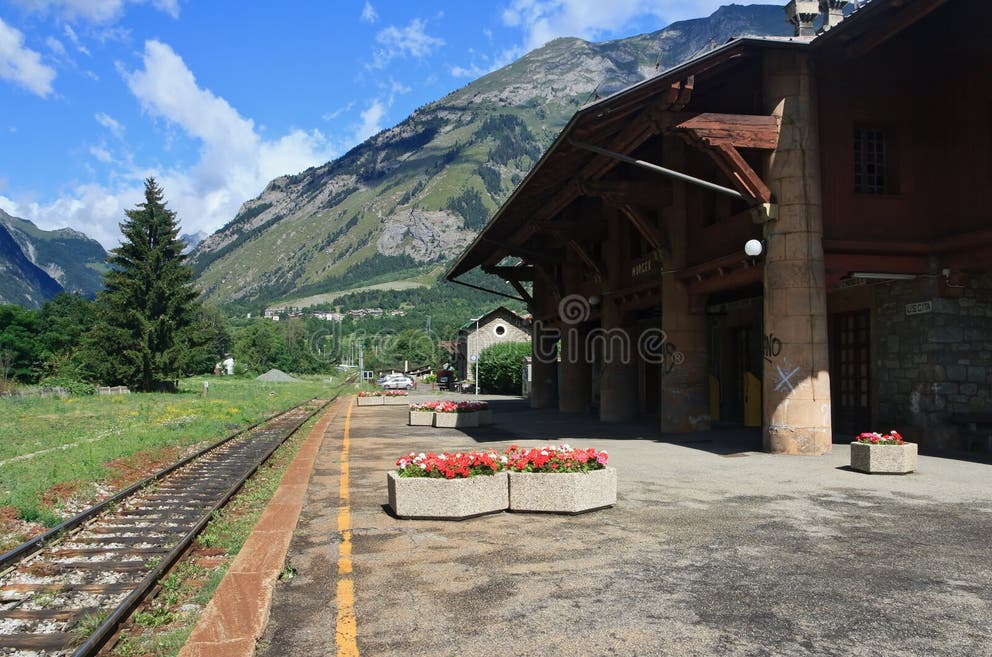 Old Alpine rail station stock photo. Image of tourism - 21563834