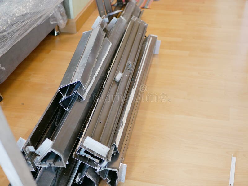 Aluminium Sliding Door Texture Stock Image - Image of painted, aluminum ...