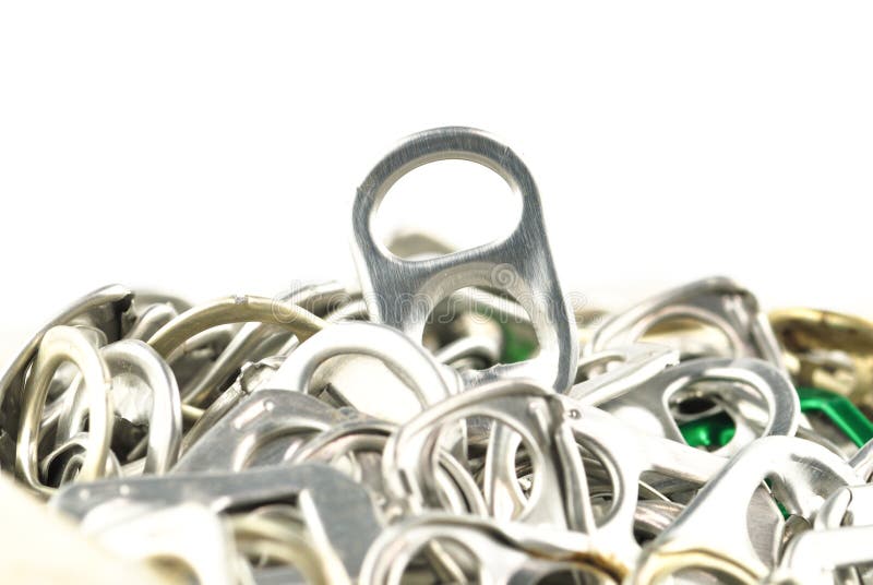 Ring-pulls stock photo. Image of recycle, garbage, metalic - 16952506