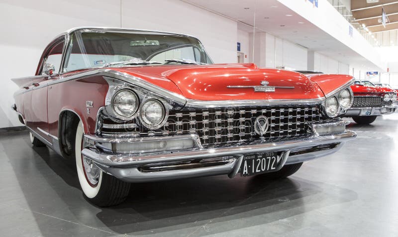 Old American Car on Static Display Editorial Stock Photo - Image of ...