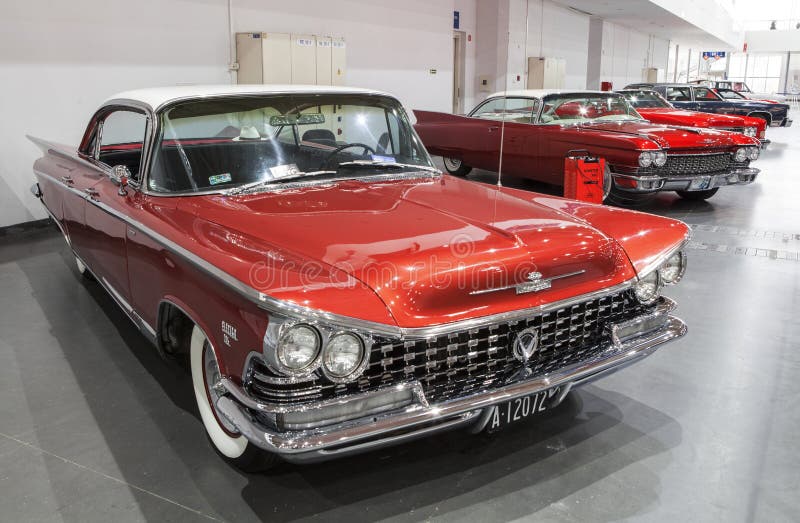 Old American Car on Static Display Editorial Stock Photo - Image of ...