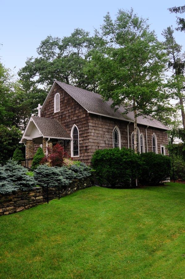 Old American Country Church Stock Photo - Image of structure, lifestyle ...
