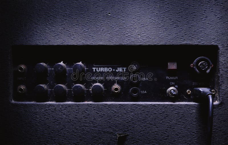 Old Amp Details stock image. Image of closeup, amplifier - 242080121