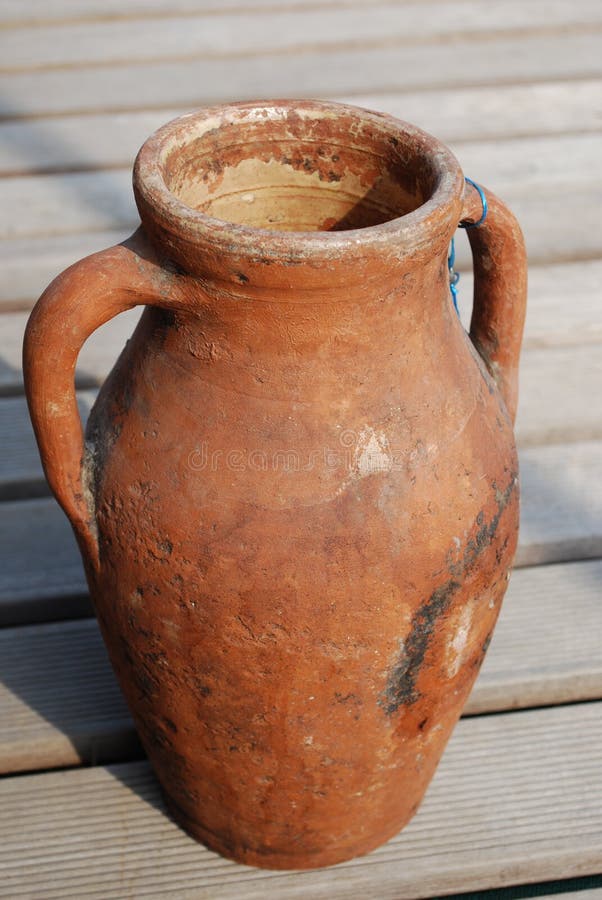 Ancient amphora stock image. Image of pottery, ancient - 3131397