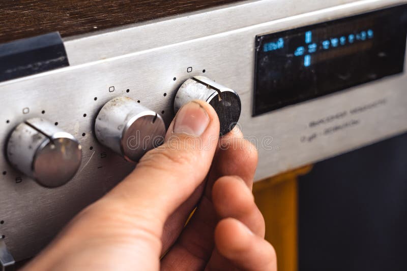 The old amplifier stock photo. Image of audio, classic - 130016922