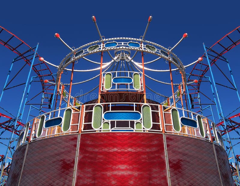 Old amusement park stock image. Image of amusement, ride - 74335747