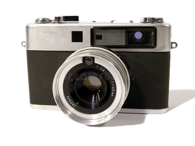 Old Analog Camera As a Still Life, Close-up and Detailed View Stock ...
