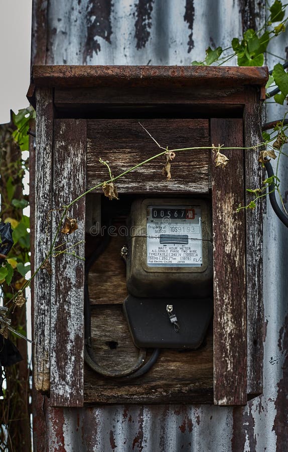 Old Analog Power Meter editorial image. Image of highpower - 87646220