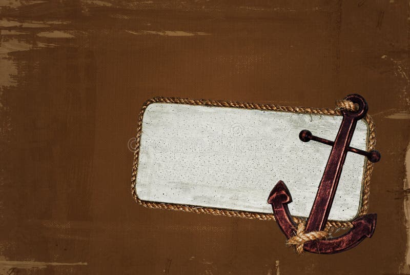 Old anchor stock illustration. Illustration of rust, security - 12126458