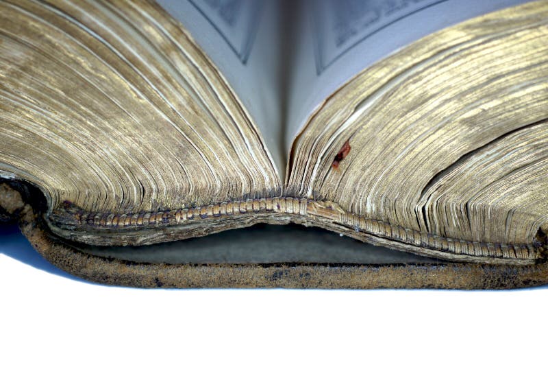 Old ancient book opened stock image. Image of hardcover - 31298213