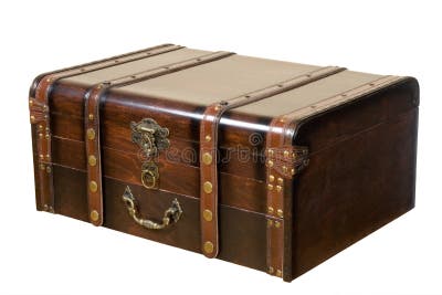 Old ancient chest stock image. Image of joinery, hidden - 6913729