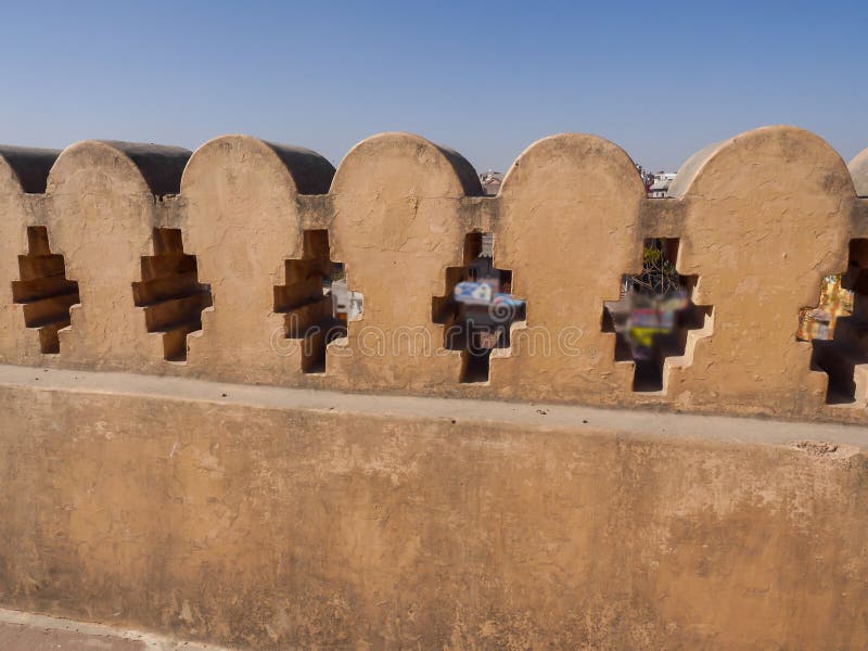 Old Ancient Fort Structure in India. Stock Image - Image of history ...