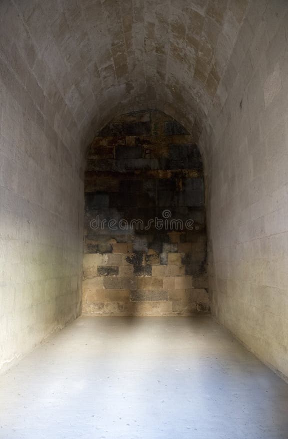 Old Ancient Medieval Castle Stone Dungeon Cell Stock Image - Image of ...