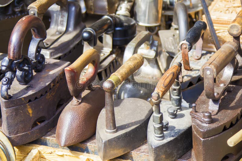 Retro iron stock image. Image of ancient, iron, equipment - 175401701