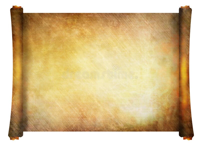 Old ancient scroll stock illustration. Illustration of page - 4499999
