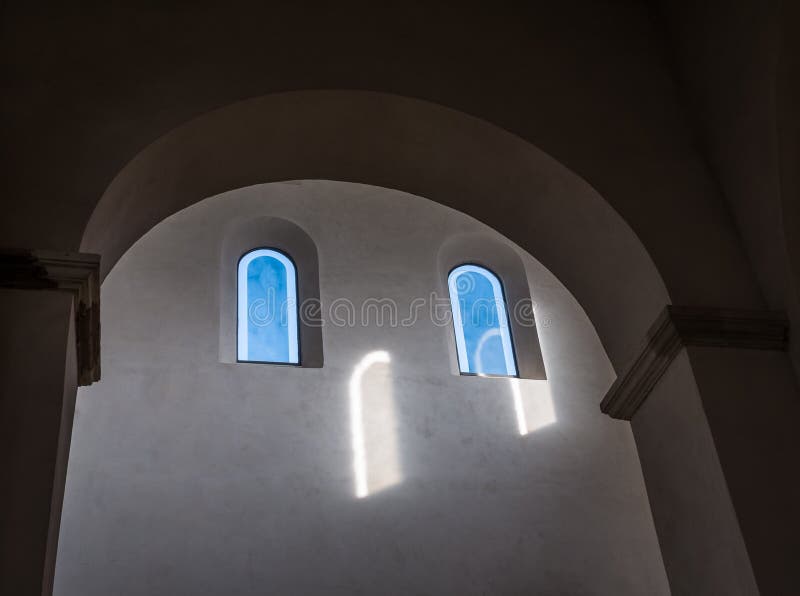 The Old and Ancient Windows in a Room Stock Photo - Image of castle ...