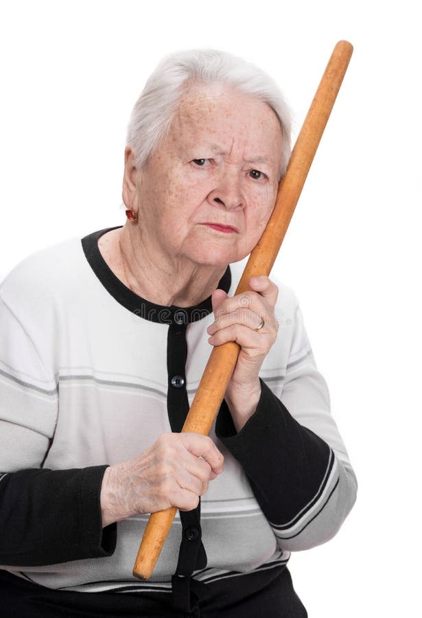 Mad woman with rolling pin stock image. Image of angry - 1868437