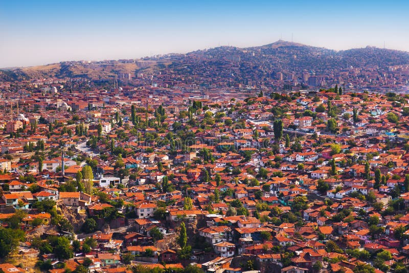 Old Town of Ankara stock image. Image of town, tilt, turkey - 51670705