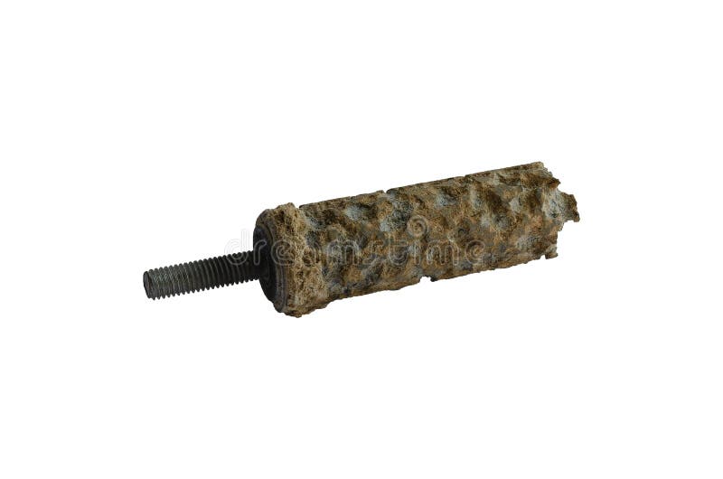 Old Anode of a Water Heater. Worn Magnesium Anode Stock Image - Image ...