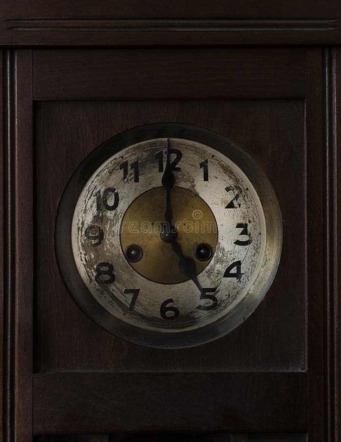 Antique Clock. Symbol of Passing Time Stock Photo - Image of books ...