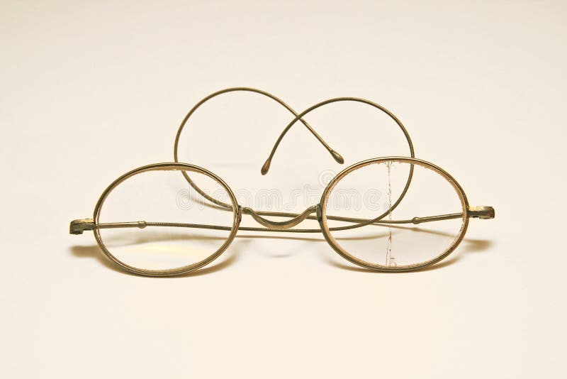 Old and antique glasses stock image. Image of person, lenses - 6492195