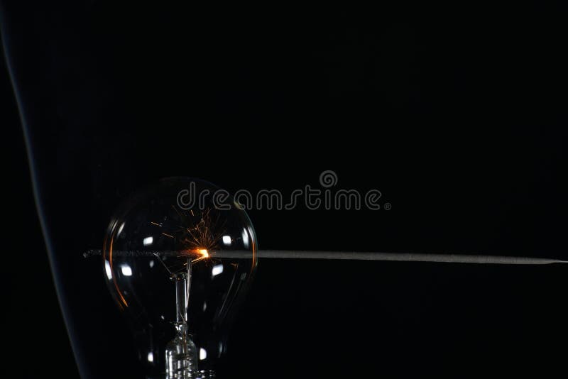 Old Antique Lightbulb Photographed Stock Photo - Image of electricity ...