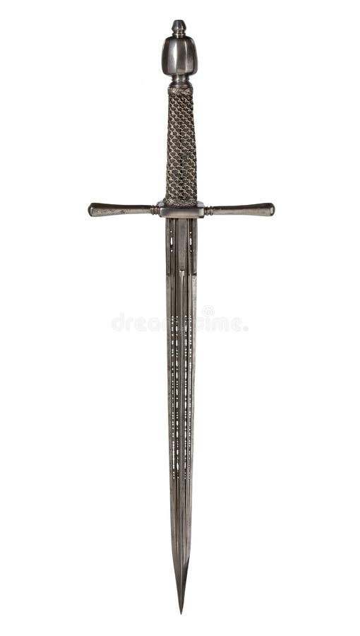 Old antique metal dagger stock image. Image of dagger - 155496711