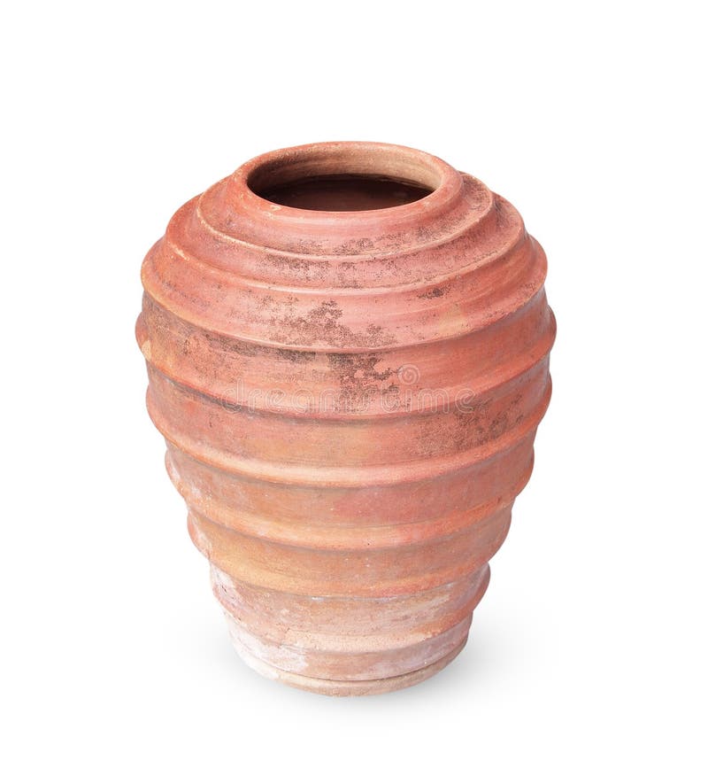 Old antique pot on white stock photo. Image of decoration - 57406514