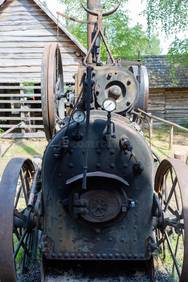 Old Antique Steam Machine, Steam Engine Stock Image - Image of antique ...