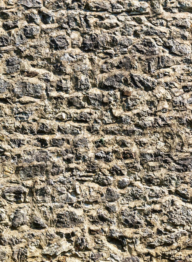 Old Antique Stone Wall Texture. Black and White. Stock Photo - Image of ...