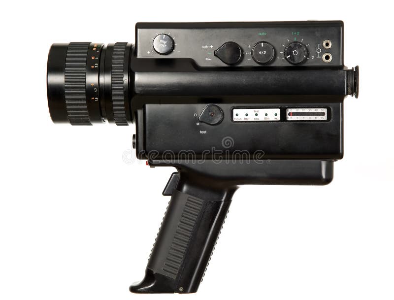Vintage video camera stock photo. Image of footage, vintage - 78633772