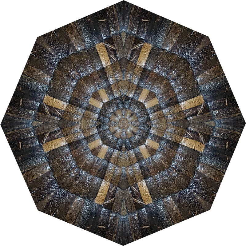 Old, Antique, Vintage Centered Pattern Octagonal Panel Stock Photo ...