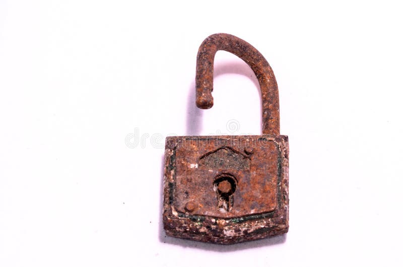 Old Antique Vintage Padlock Stock Photo - Image of padlock, vintage ...
