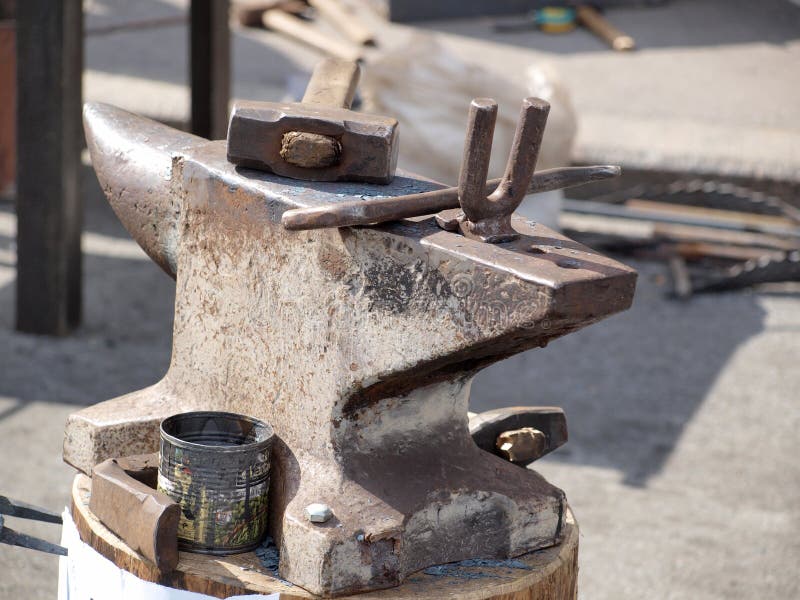 Old anvil stock image. Image of rust, historical, heavy - 24200811