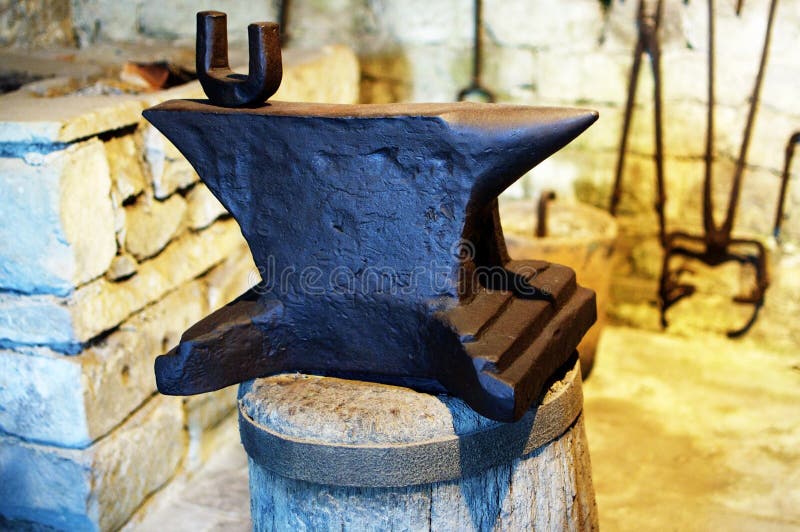Old Anvil stock photo. Image of heavy, metalworking, forge - 33757560