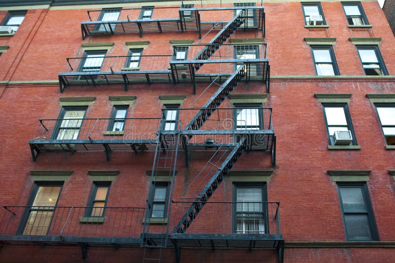 Old apartment buildings stock image. Image of home, fire - 13032601