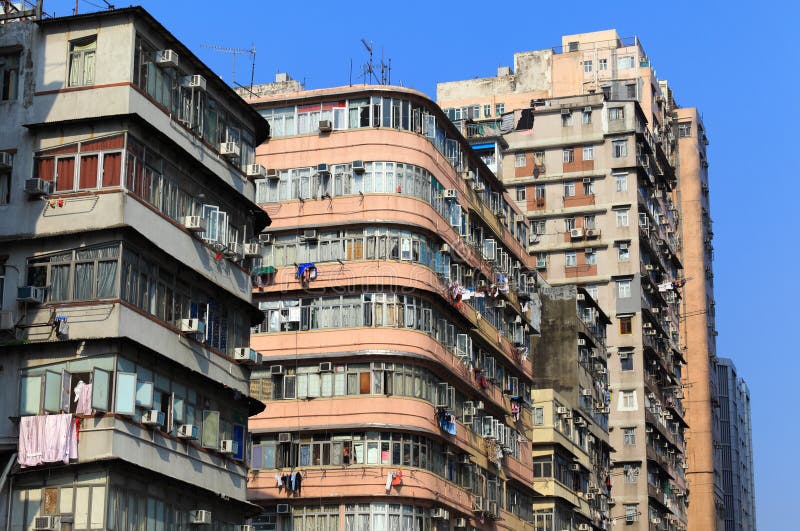 Old apartments stock photo. Image of rundown, projects - 26215388