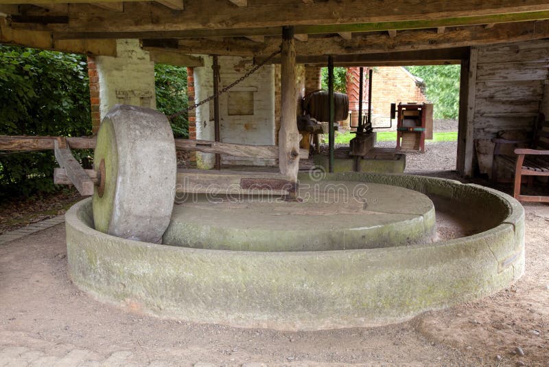 Old Apple Crusher, England. Stock Photo - Image of press, apple: 60586300