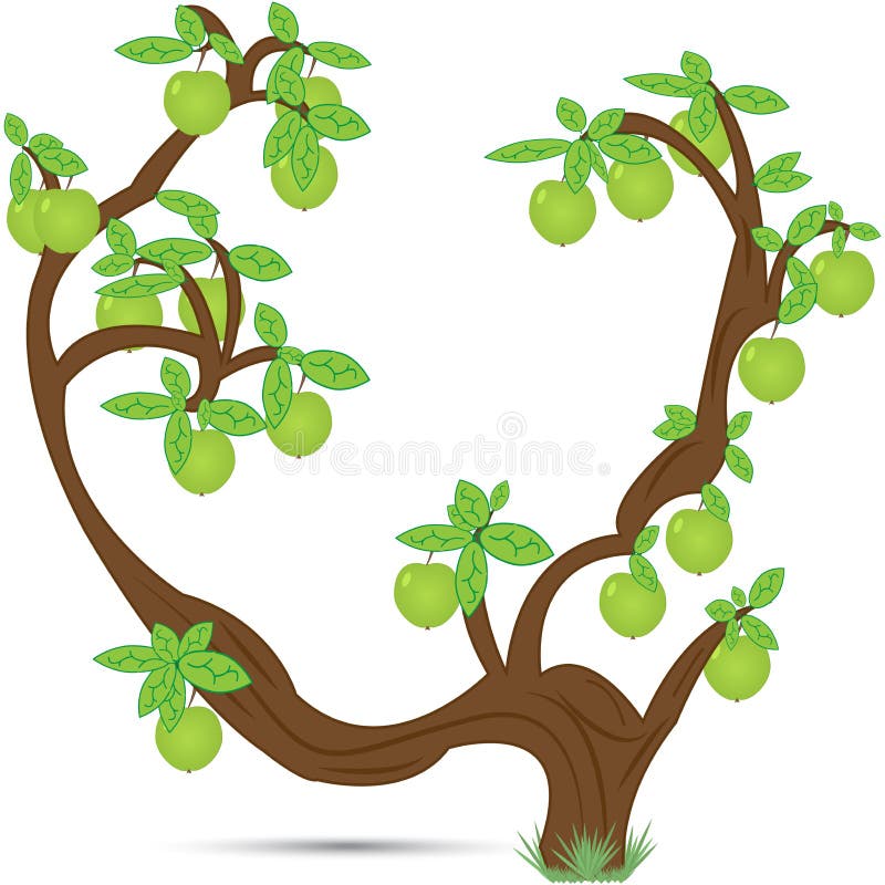 Tall Apple Tree Stock Illustrations – 211 Tall Apple Tree Stock ...